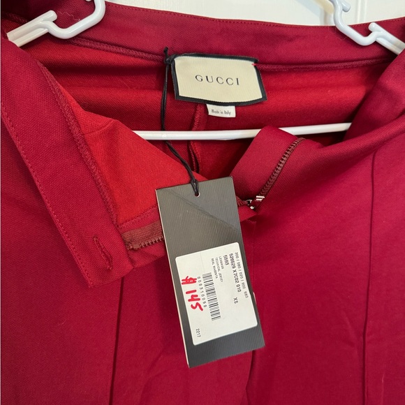 Gucci | Pants & Jumpsuits | Gucci Red Womens Pants Technical Jersey In ...